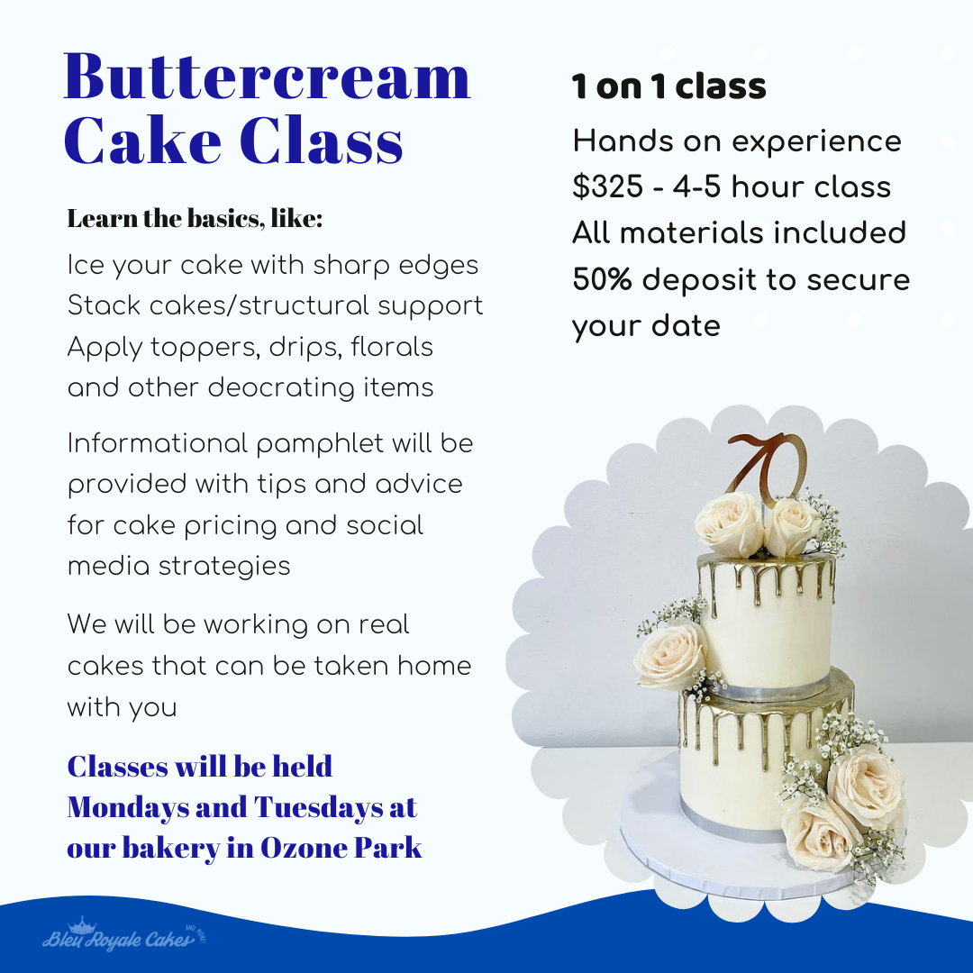 Cake Classes – bleu royale cakes