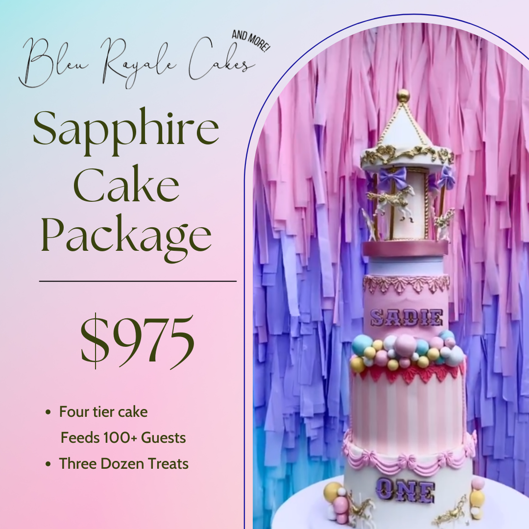 Sapphire Cake Package – bleu royale cakes